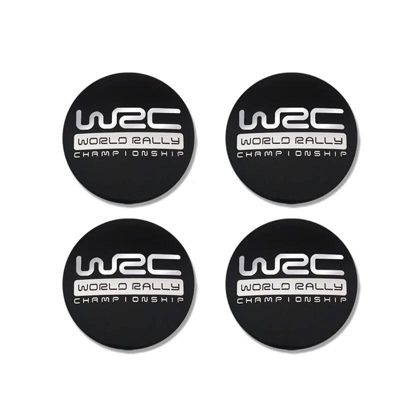 4Pcs 56mm WRC Emblem Car Wheel Center Cover Stickers Hub Cap - TikTok ...