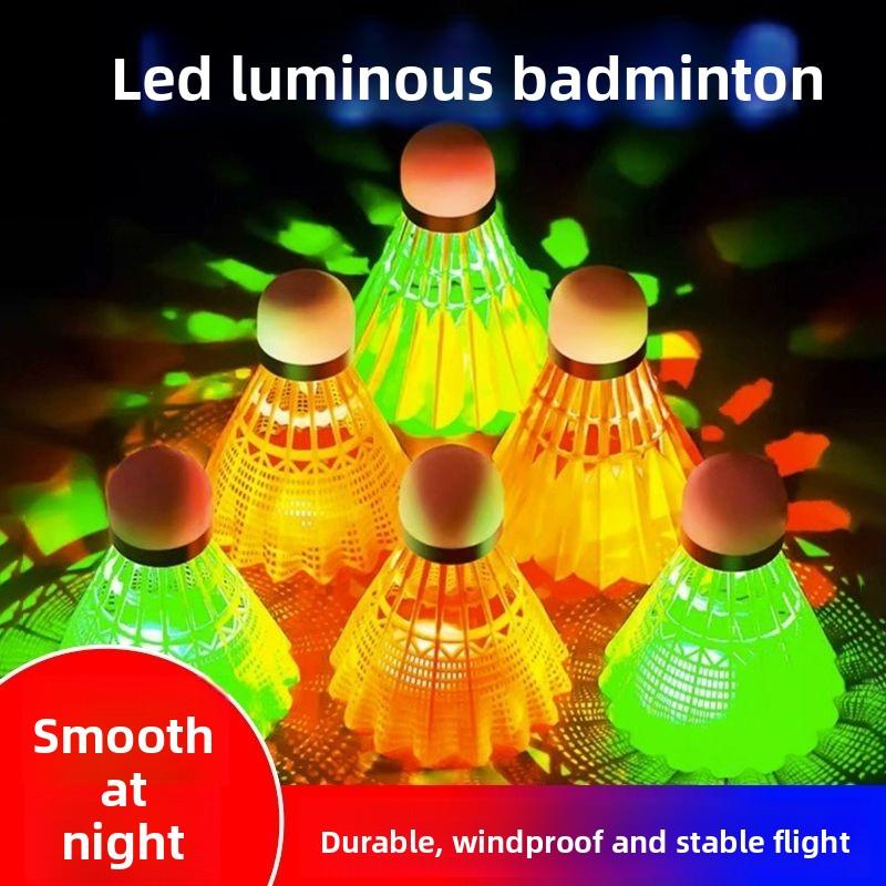 Luminous Badminton Nylon Plastic Luminous Ball-Resistant Hig - TikTok ...