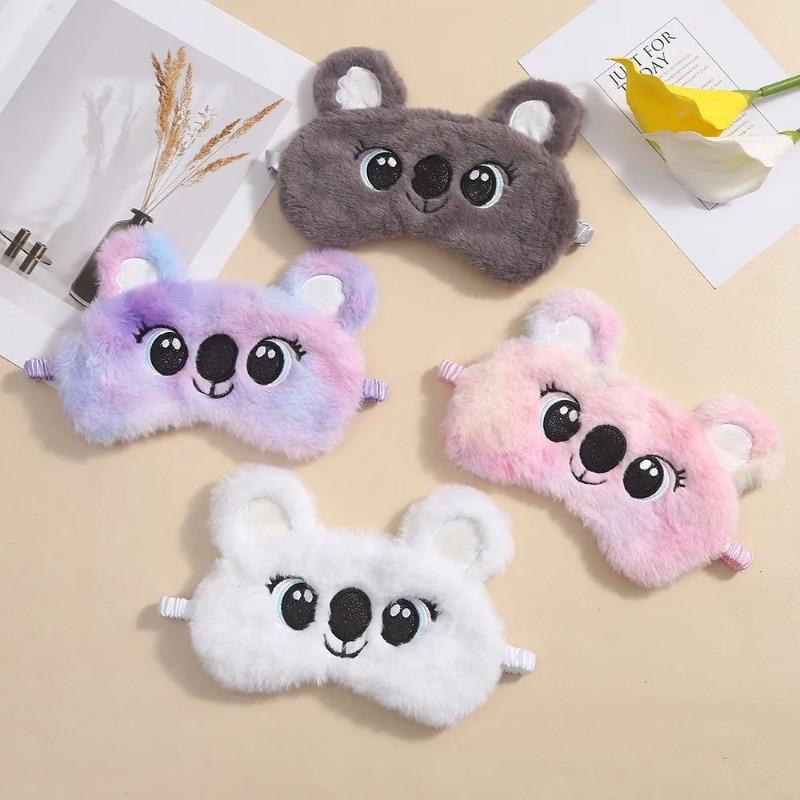 Topeng Mata Anime, Bahan Mewah, Rekaan Koala Comel, Sesuai untuk ...