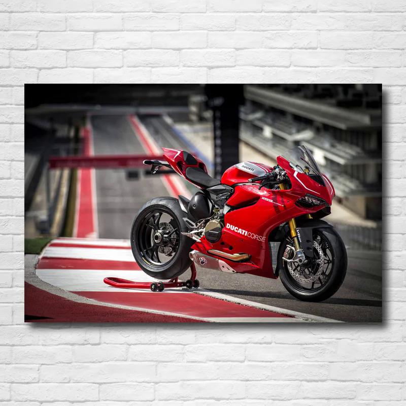 Superbike Merah, DUCATI 1199 Panigale, Basikal Sukan, Poster - TikTok ...