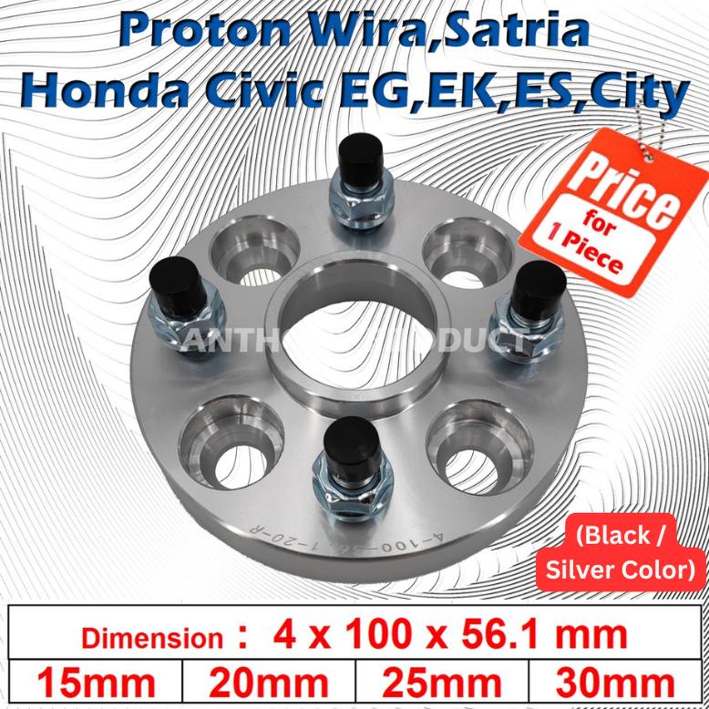 4x100 Hub Centric Wheel Hub Spacers Proton Wira, Satria, Honda - TikTok ...
