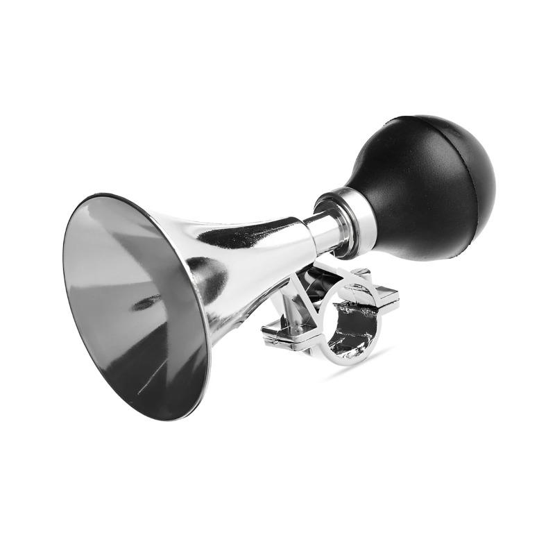 Trumpet Bike Horns Bicycle for Adults Loud Bell Kids Silver Girls ...