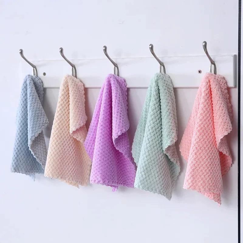 Ultra Fine Fiber Absorbent Dishwashing Cloth, Oil Resistant Household ...