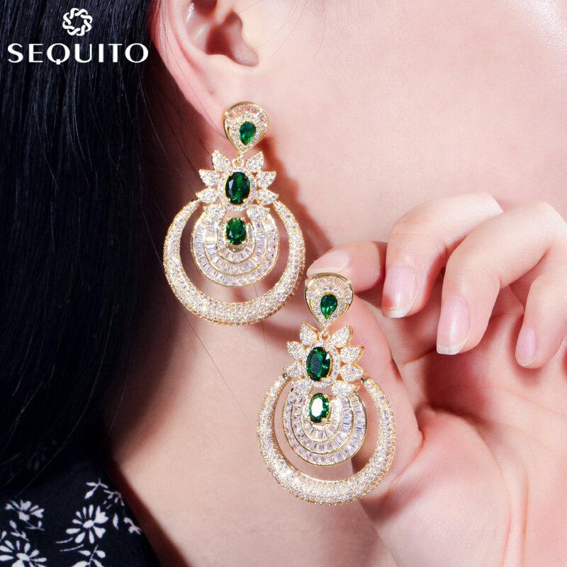 SEQUITO Gold Color Indian Wedding Jewelry Micro Pave Tiny CZ - TikTok ...