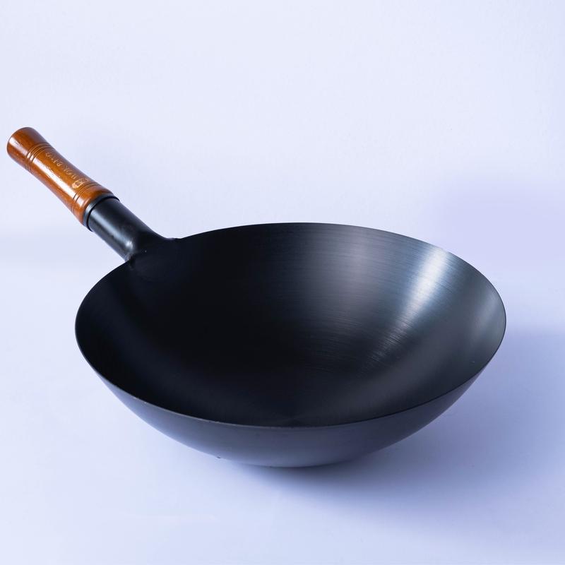 Wok Bang Pre-seasoned Carbon Steel Non-stick Wok Pan - TikTok Shop ...