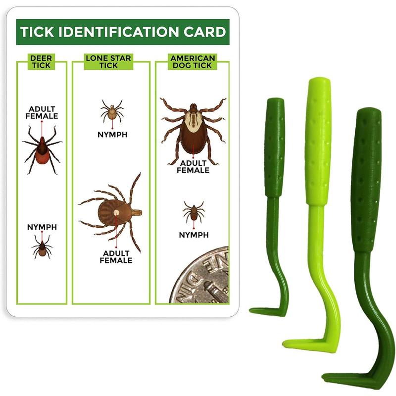 Tick Remover Value 3 Pack - Tick Remover Tools + Tick Identification ...