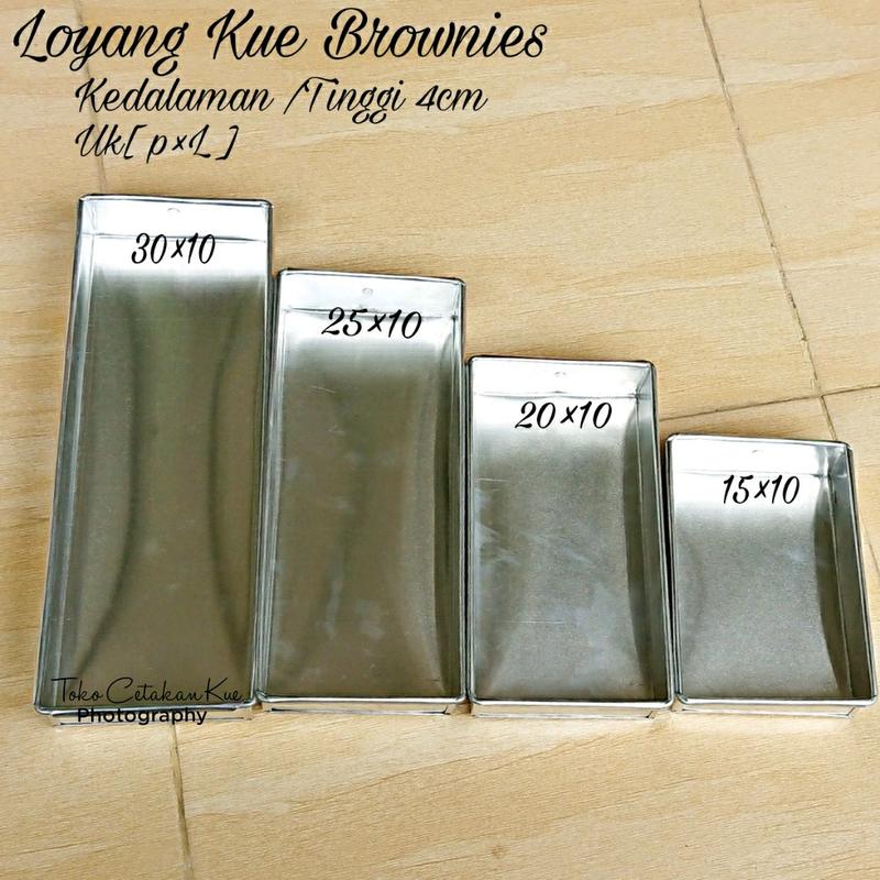 Ready Loyang Kue Brownies Loyang Persegi Panjang Loyang Kue Bolu - Shop ...