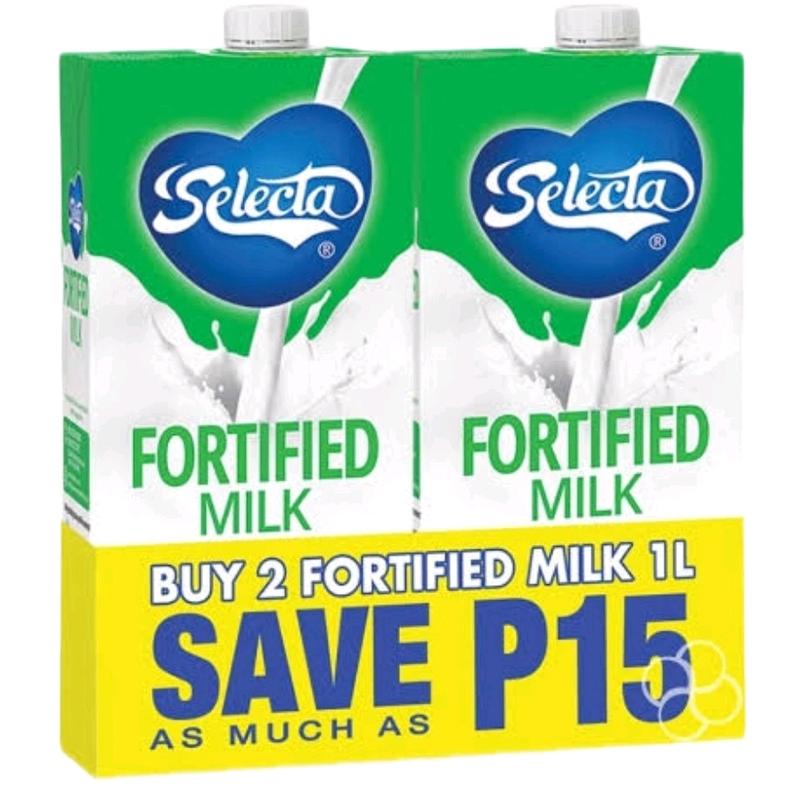 Selecta fortified milk drink 1liter buy 1 take 1 - TikTok Shop Philippines