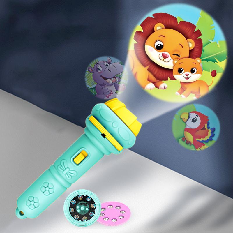 Star Projector Toy with 10 Slides, 1 Count Flashlight Projection ...