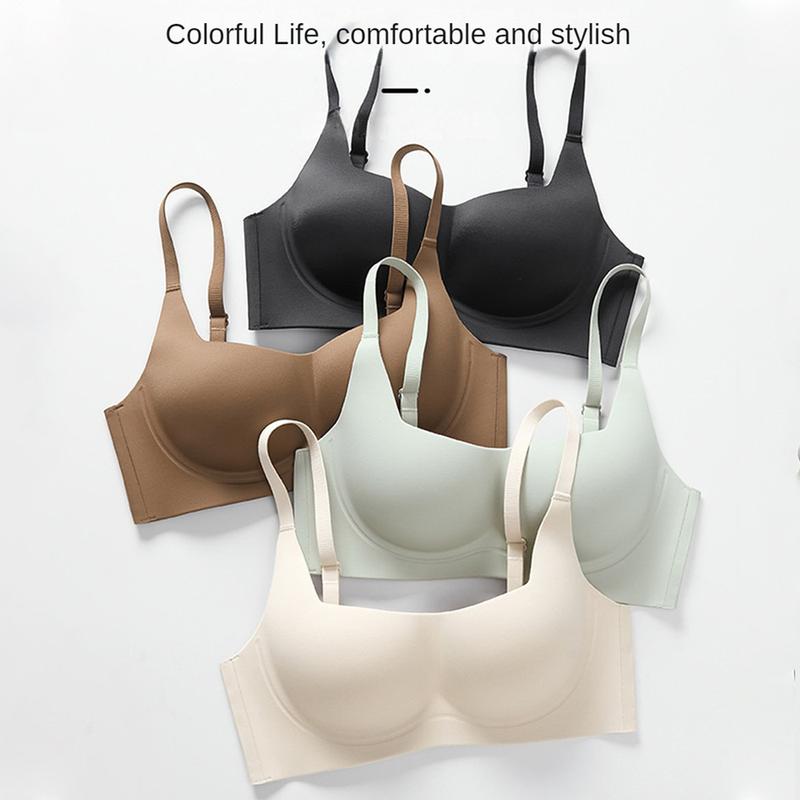 Women Bra Top Support Push Up Bras Ultra-Thin Fashion Small Chest ...