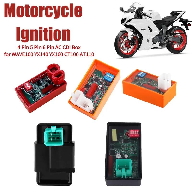 Pemetik Api Motosikal, Kotak CDI 4 / 5 / 6 Pin, Dengan Suis DIP ...