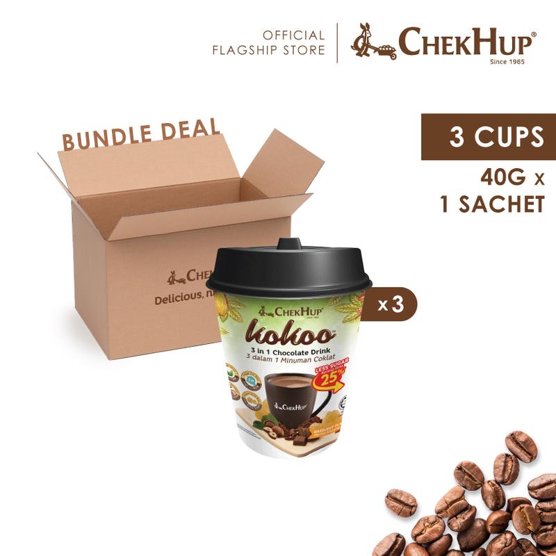 Chek Chek Hup Kokoo 3 Dalam 1 Minuman Coklat - Perisa Kacang - TikTok ...
