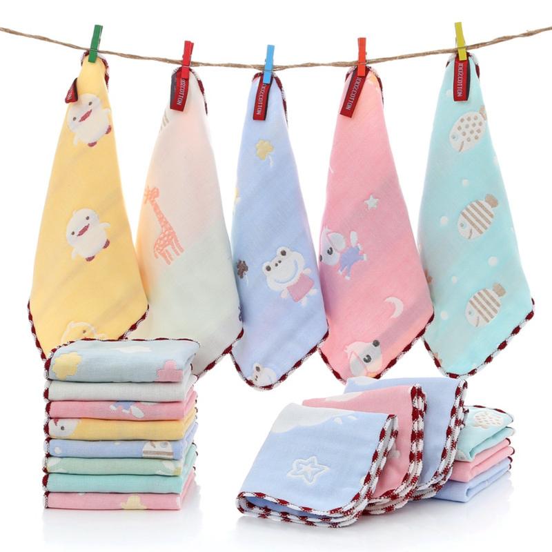 Tuala Muka Bayi Kapas Tulen, Mudah Alih Woodblue, Berbentuk Persegi ...