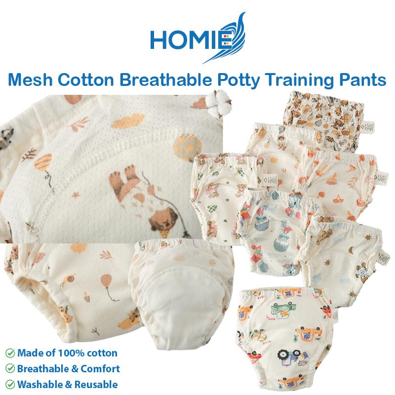HOMIE Mesh Cotton Breathable Potty Training Pants/Baby Toile - TikTok ...