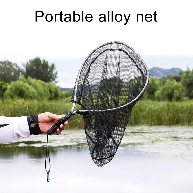 Glyiany_ Fishing Landing Net Strong Load-bearing with Lanyar - TikTok ...