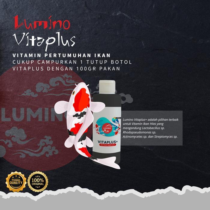 Lumino Vitaplus+ Vitamin Super untuk Ikan Hias & Budidaya Tingkatkan ...