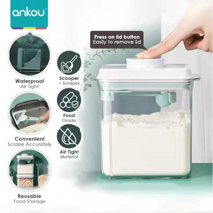 ANKOU Air Tight Milk Powder Container Milk Storage Container - TikTok ...