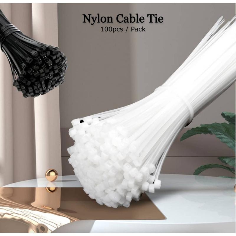 100Pcs Per Pack Size Strength Nylon Zip Wraps White Cable Ti - TikTok ...