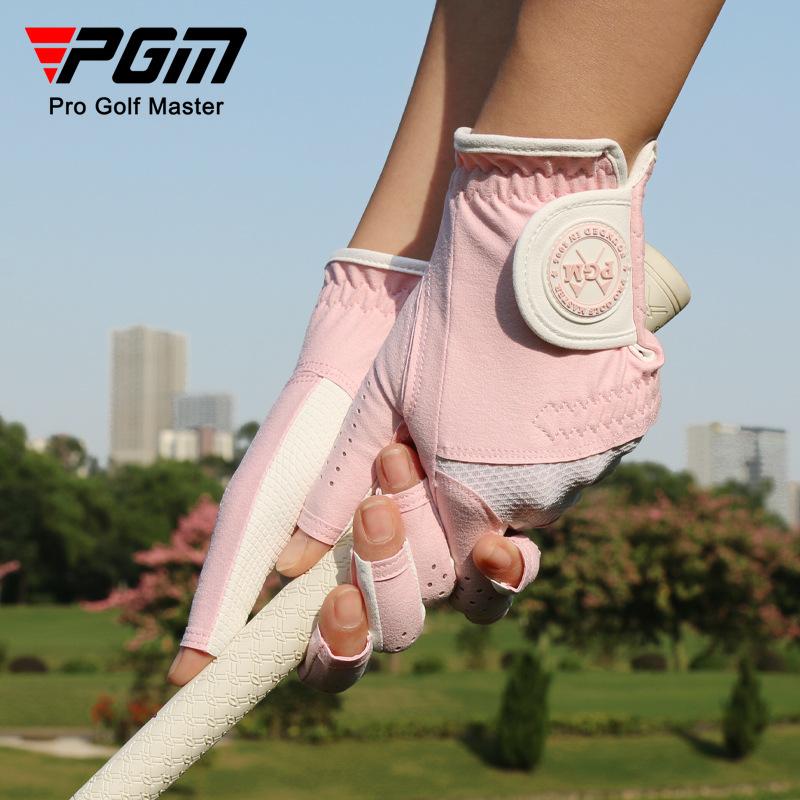 Pladies golf gloves with super fiber PU leather golf ball - TikTok Shop ...