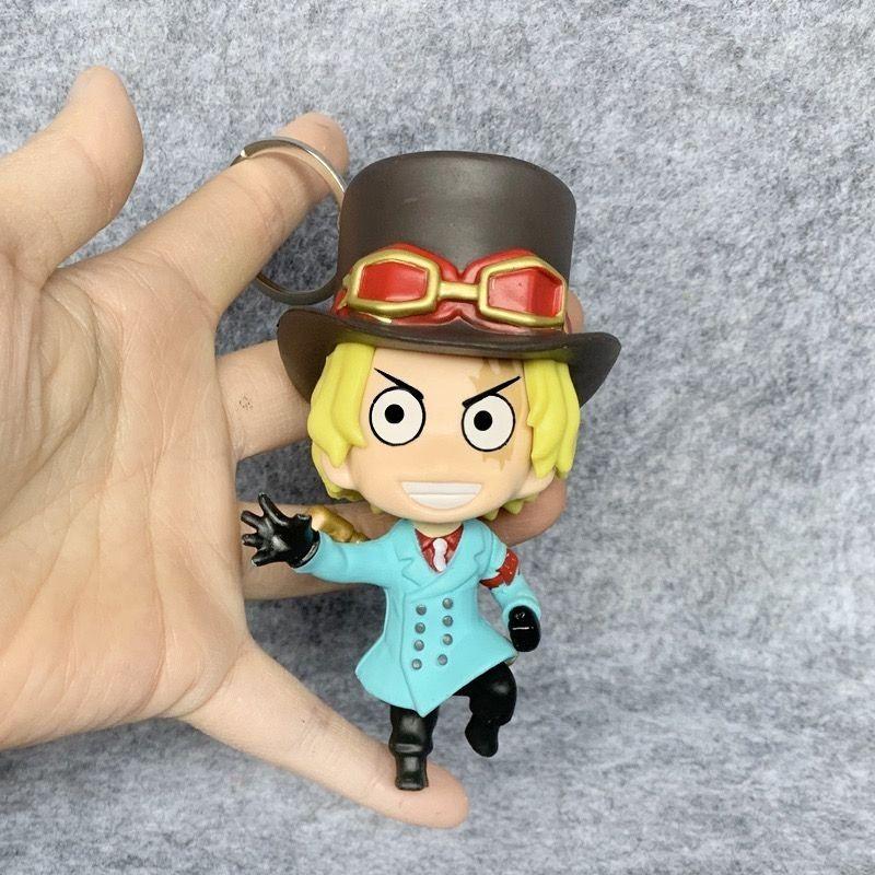 One Piece Series Cartoon Animation Keychain Pendant Straw Ha - TikTok ...