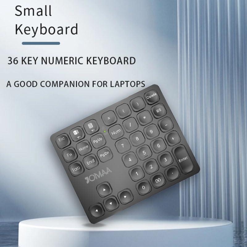 36 Keys Bluetooth Numeric keypad Portable Mini Financial Accounting ...