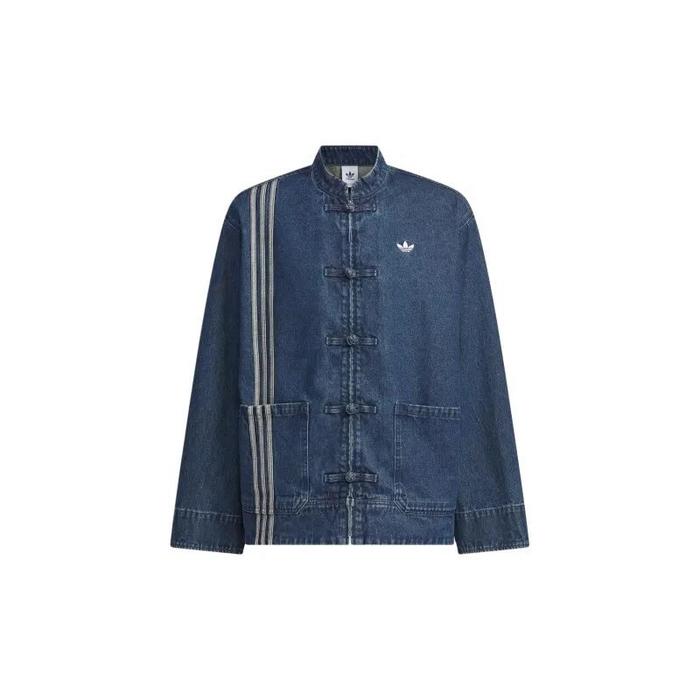 Jual Adidas CTT 3.1 Chinese Cheongsam Jacket Denim Blue 100% Original ...