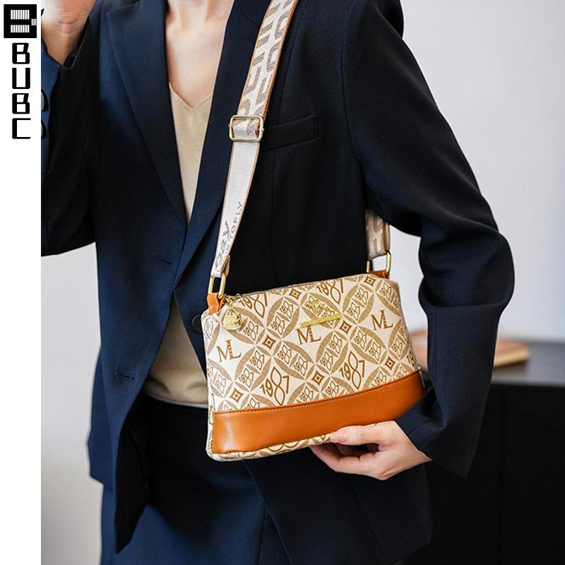 Beg Bahu Messenger, Bubc, Warna Kontras, Diperbuat daripada PVC ...