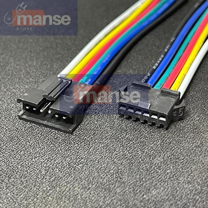 Jual [SATUAN] Kabel Socket DC Connector SM 6 Pin / Konektor SM 6p ...