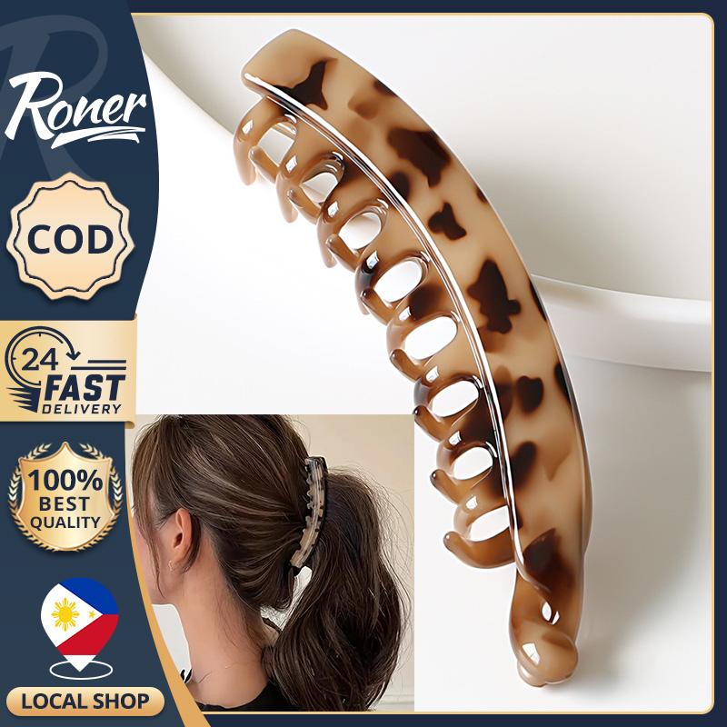 New Large Frosted Curved Hair Clip Female Korean Elegant Win - TikTok ...