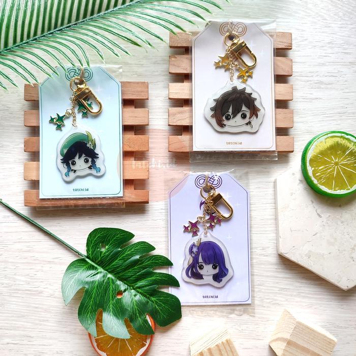 Jual [TATCHI.ID] Genshin Impact Fan Made Keychain - Inazuma - Jakarta ...