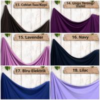 Promo Kain Jersey Spandex Zoya Polos Eceran - HARGA PER SETENGAH METER ...