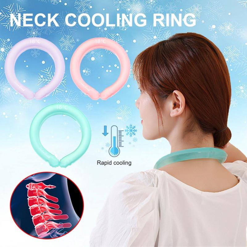 Hanging neck cooling ring neck cooling ring outdoor sports ice - TikTok ...