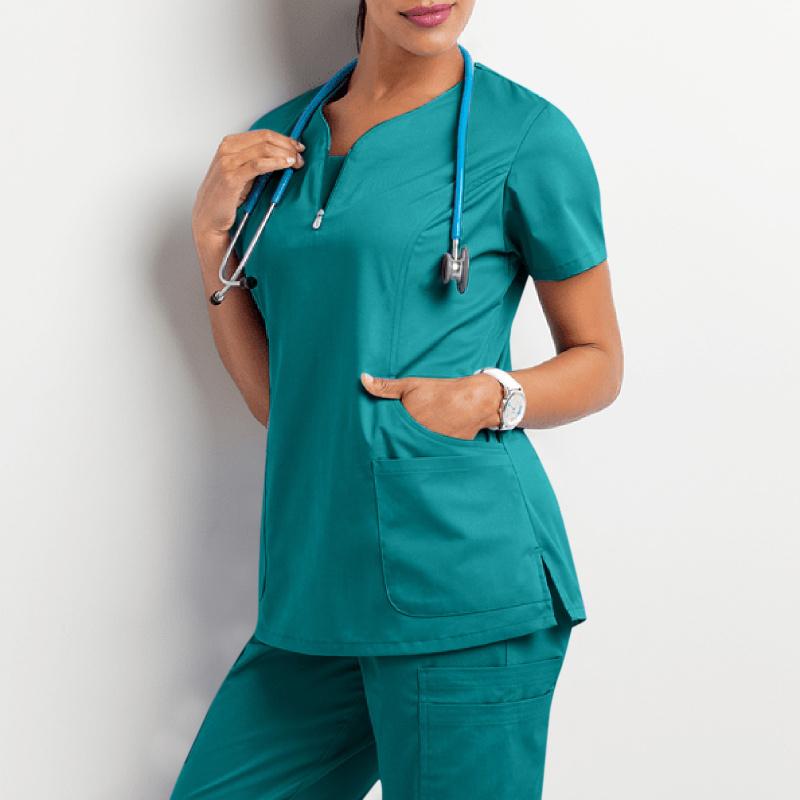 2025nurse Uniform Operating Room Short Sleeve Hand Washing Suit Female ...