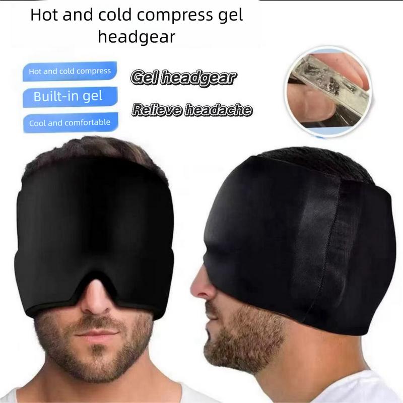 Solid gel headgear - Physical cooling - Facial cold and hot compresses ...