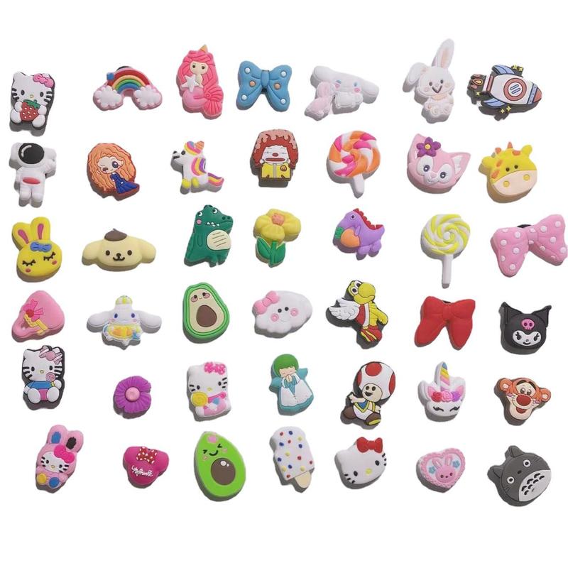 2025 Soft Rubber Shoe Charms Croc Shoe Decorations Mix and Match ...