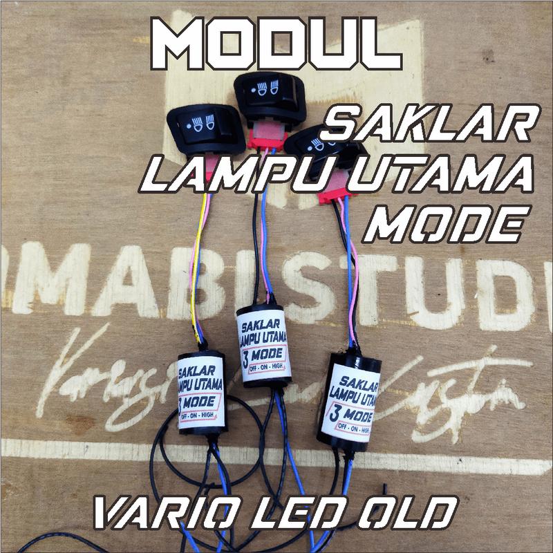 MODUL SAKLAR LAMPU UTAMA 3 MODE ( ON-OFF-HIGH ) PNP VARIO LE - Shop ...