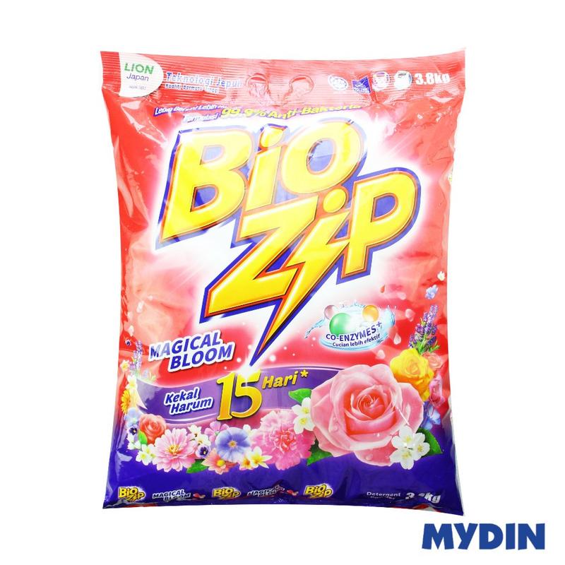 Bio Zip Detergent Powder Magical Bloom (3.8kg) - TikTok Shop Malaysia