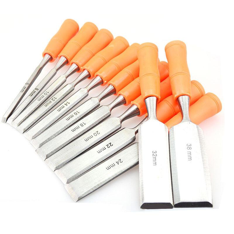 Weilishi four piece set, long handled woodworking chisel, wooden ...