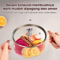 Promo Eatkit Panci Soup Rebus Kaca Tebal 1600ml Borosilicate Glass ...