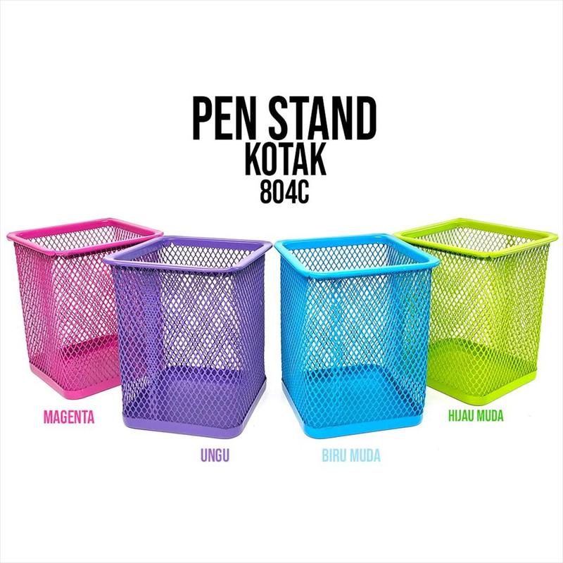 Pen Stand 804 KOTAK /pen holder / tempat alat tulis - Shop | Tokopedia
