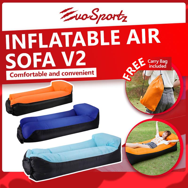 Inflatable Air Sofa V2 | Upgraded Design Lazy Air Cushion Beach ...