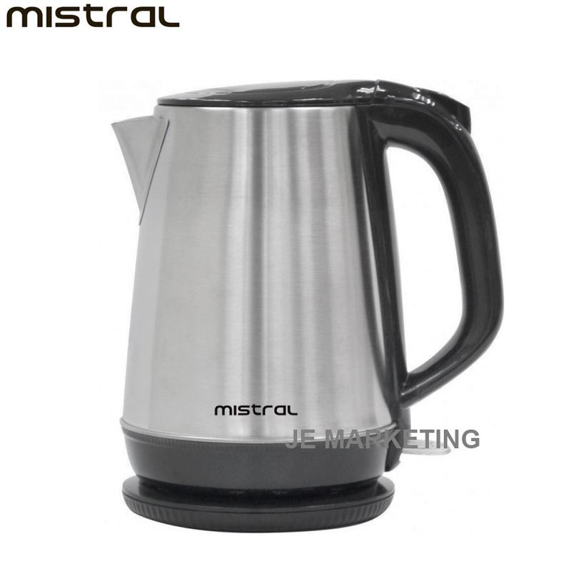 MISTRAL 1.7L STAINLESS STEEL JUG KETTLE MEK125 - TikTok Shop Malaysia