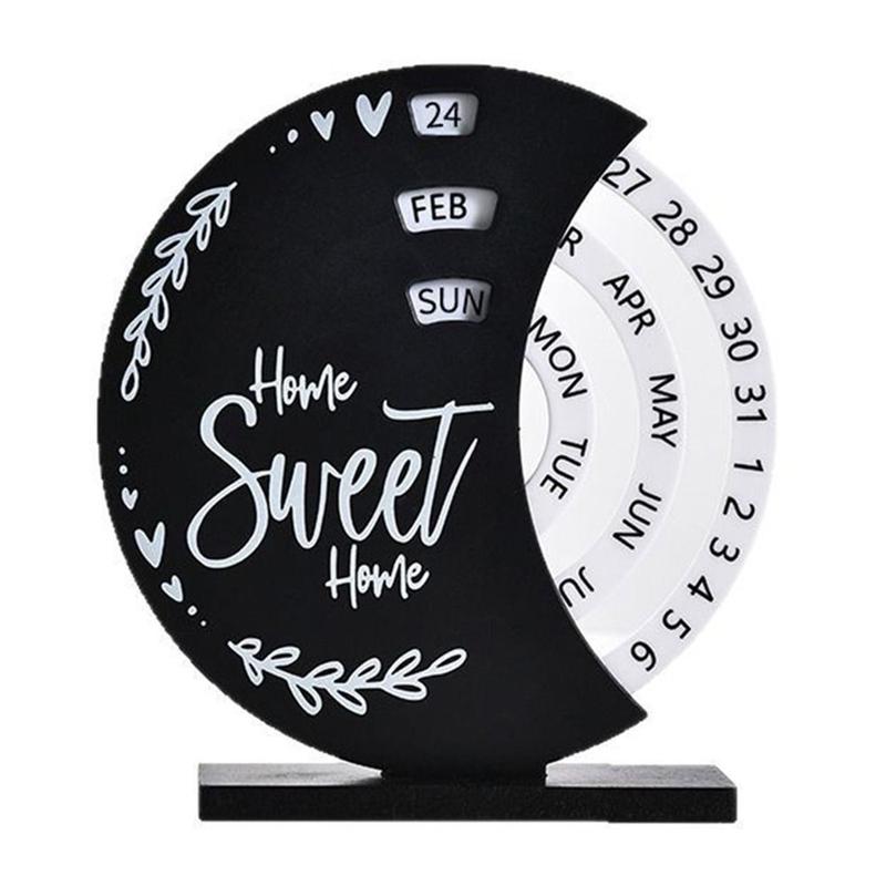 Date Planner Creative Manual Rotating Desk Calendar Month Date - TikTok ...