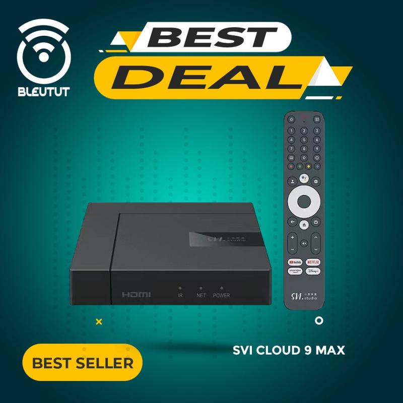 SVI Cloud 9 MAX 2+16GB 4K ANDROID 11 TV BOX Built-in Chromecast ...