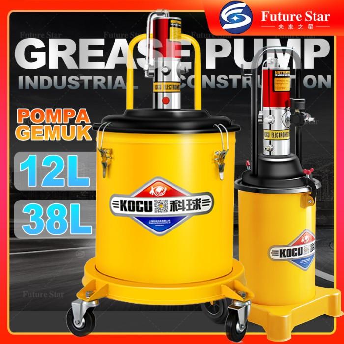 Promo KOCU Pompa Gemuk Angin Mesin 38 Liter 12Liter Air Operated ...