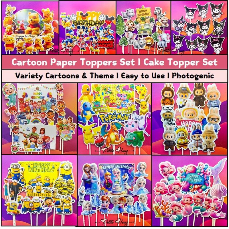 [Petite Houz] Cartoon Cake Topper Cake Decoration Topper Kek - TikTok ...