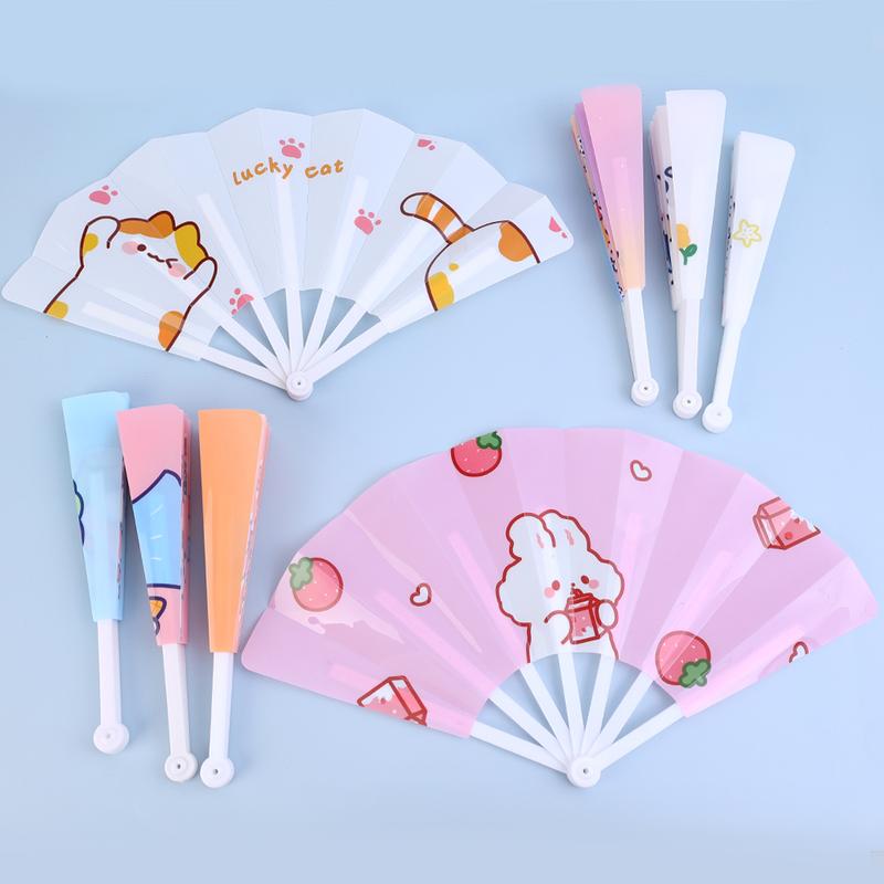 Cartoon Hand Fan Creative Summer Cartoon Fresh Cute Portable - TikTok ...