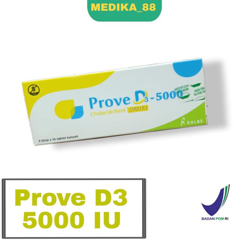 Prove d3 5000 vitamin d3 5000 IU dewasa 30 tablet per box - Shop ...