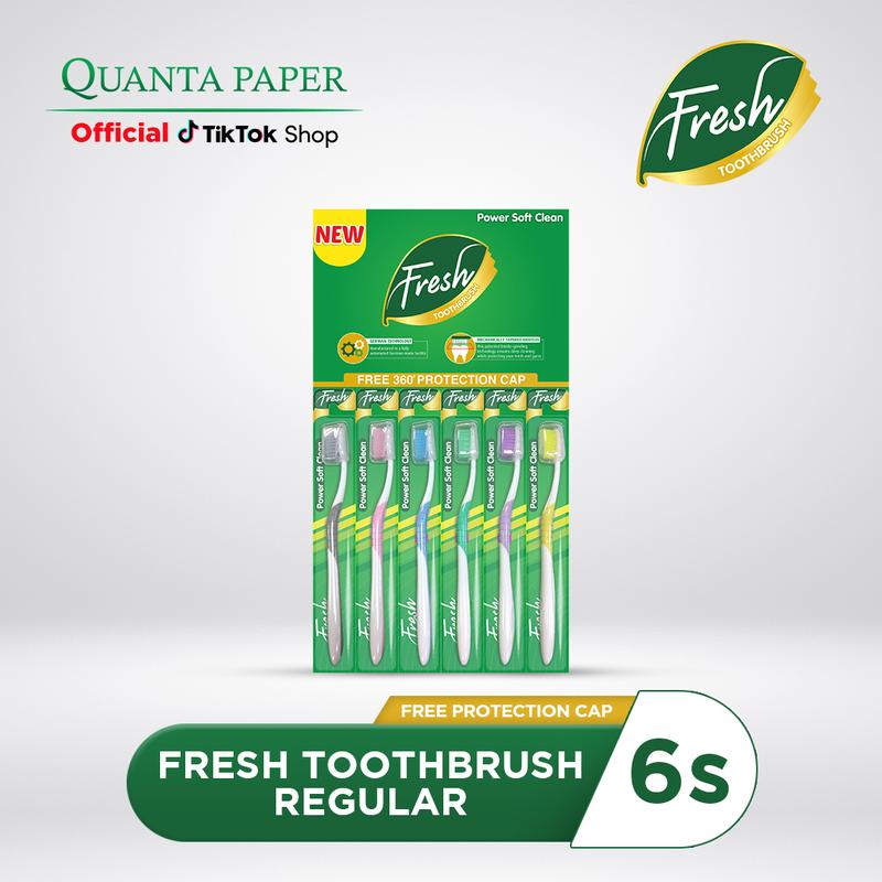 Fresh Toothbrush 6s - Power Soft Clean Fresh Oral Care with Free ...