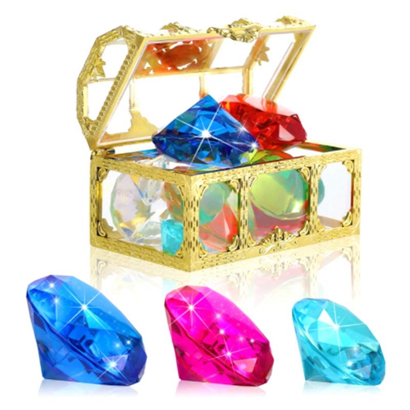 12Pcs Diving Gem Pool Toys Include Colorful Diamonds Set Div - TikTok ...